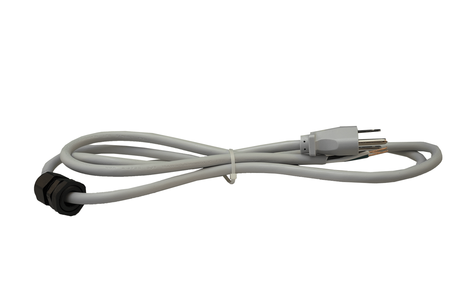 Power cord with Strain Relief | PDS Radon Supply