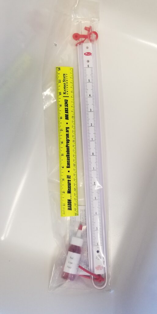 U-Tube Manometer 6-0 -6 | PDS Radon Supply