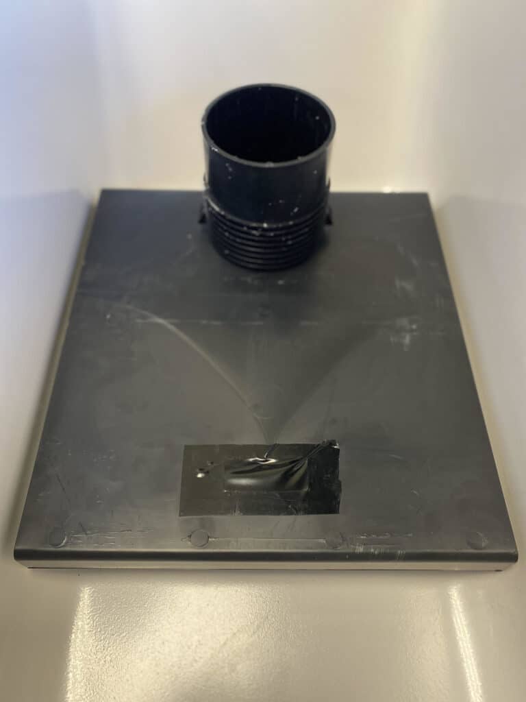 Soil Gas Collector T Riser 4" | PDS Radon Supply