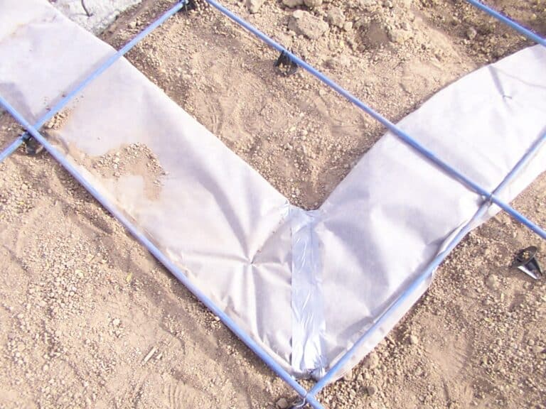 Radon Gas Mitigation System: Soil Gas Collector Mat & Ventilation