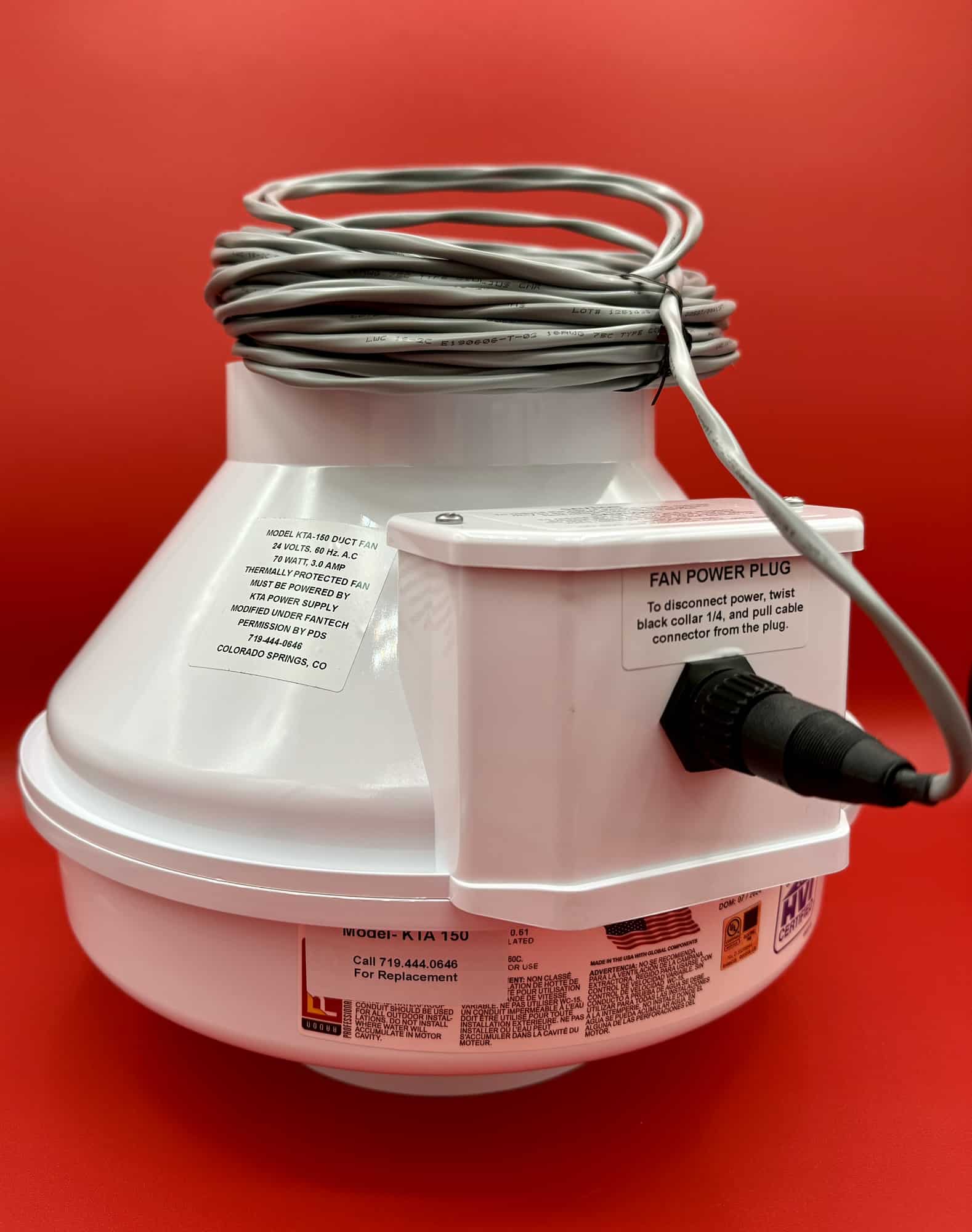 100' KTA 2.0 Alarm System | PDS Radon Supply